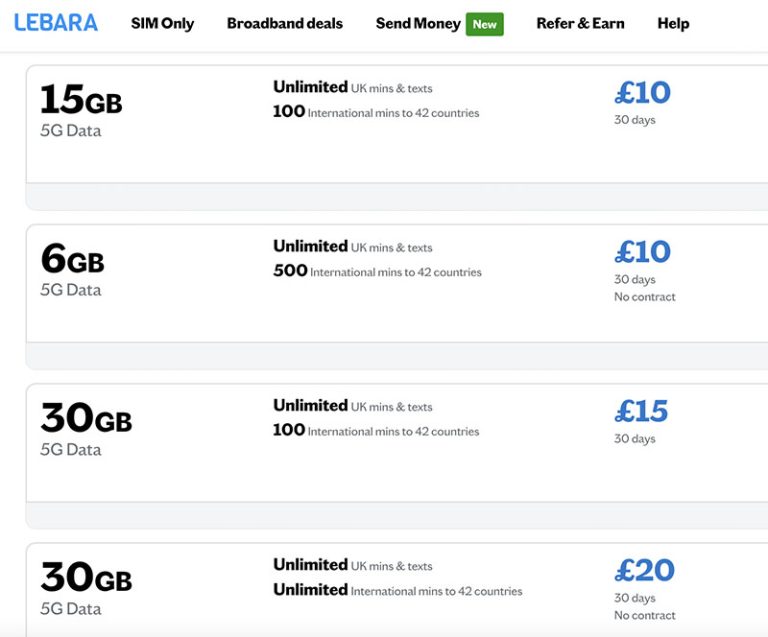 Guide To Prepaid Data Plans & SIM Cards in the United Kingdom (2023)